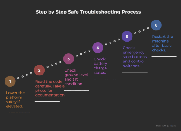 Common Scissor Lift Fault Codes And Quick Fixes