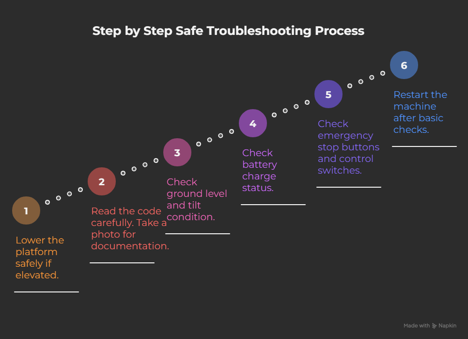 Common Scissor Lift Fault Codes And Quick Fixes